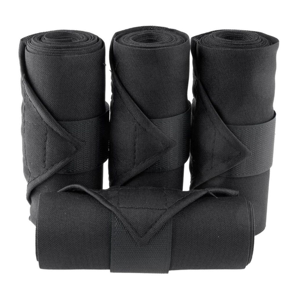 Vac's Standing Bandages with Velcro - 9 ft Black – Knightdale Horse Sports