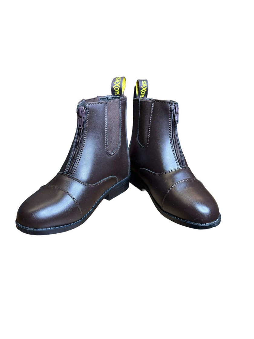 Saxon Children's Syntovia Zip Paddock Boots – Knightdale Horse Sports